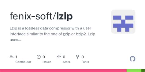GitHub Fenix Soft Lzip Lzip Is A Lossless Data Compressor With A