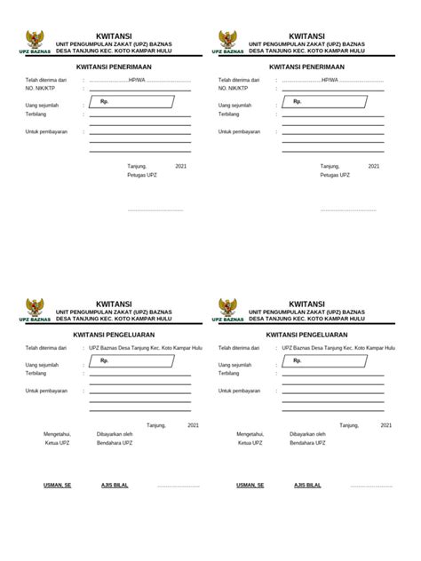 Kwitansi Upz Pdf