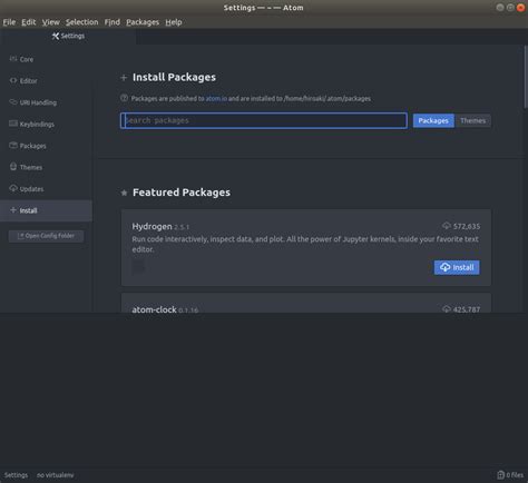 AtomでPythonを開発する環境を作る