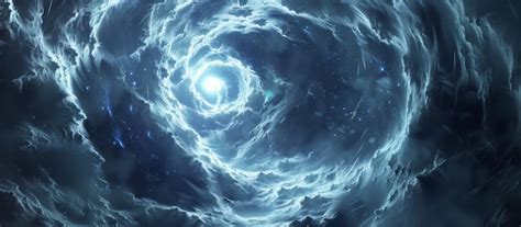 Premium Photo A Spiraling Object In The Sky