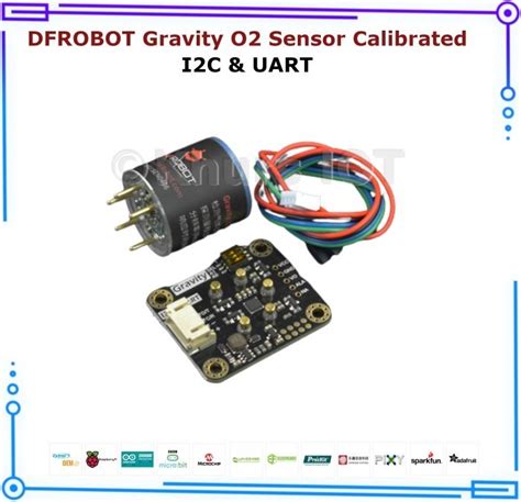 Jual Dfrobot Gravity O2 Sensor Calibrated Oxygen Sensor I2c Uart