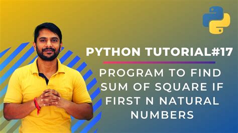 python program to find sum of square of first n natural numbers in