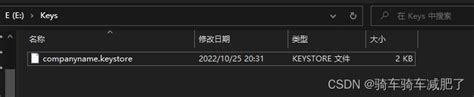 生成keystore以及导出keystore公钥，私钥信息骑车骑车减肥了的博客 Csdn博客