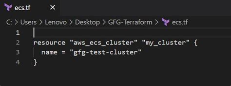 ECS Deployment Using Terraform GeeksforGeeks
