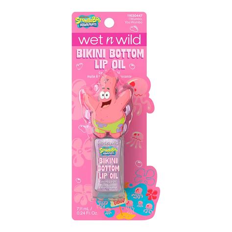 Lip Oil Bob Esponja Wet N Wild Spongebob Squarepants Bikini Bottom Cooling Lip Oil Cor I