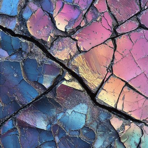 A Visual Of A Fracture Surface Under A Microscope Showing Brittle And Ductile Fracture Features