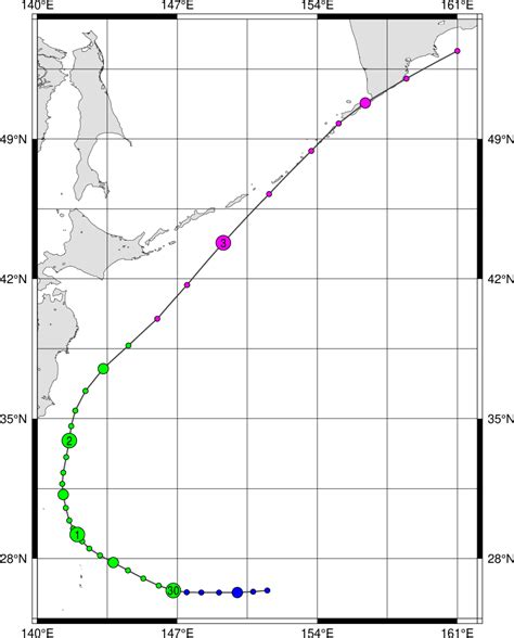 Digital Typhoon Typhoon 201322 SEPAT Detailed Wind Information