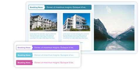 how to customize the ticker design element shortpoint support