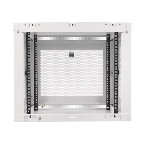 9u White Wall Mount Rack Enclosure For Switches Patch Panels Eaton
