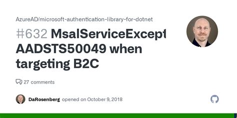 Msalserviceexception Aadsts50049 When Targeting B2c · Issue 632