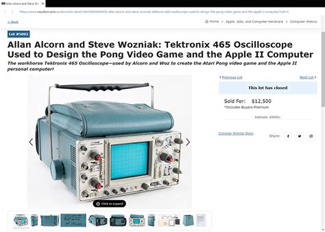 A Most Expensive 465 Oscilloscope