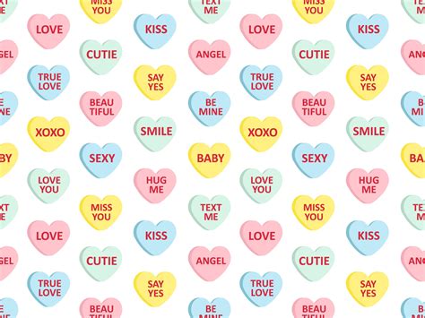 100 Best Conversation Candy Heart Sayings Valentine Sweetheart Candy