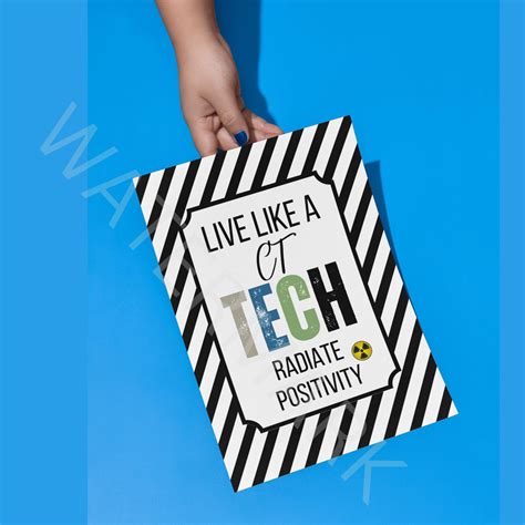 Ct Tech Printable Sign Ct Tech Printable Ct Tech Print Radiate