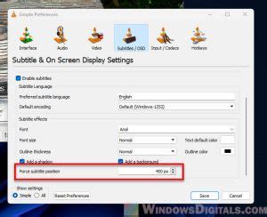 How To Move Subtitles In VLC Player