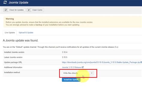 Joomla Update How To Update Joomla Step By Step