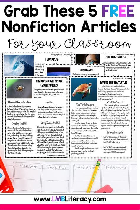 Free Printable Nonfiction Articles With Text Features Printable Word Searches