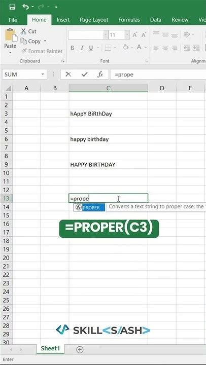 How To Use Case Formula In Excel Excel Tips And Tricks Skillslash