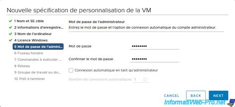 customize guest operating system windows and linux automatically on