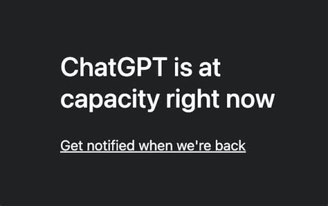How To Bypass Fix ChatGPT Is At Capacity Right Now Error