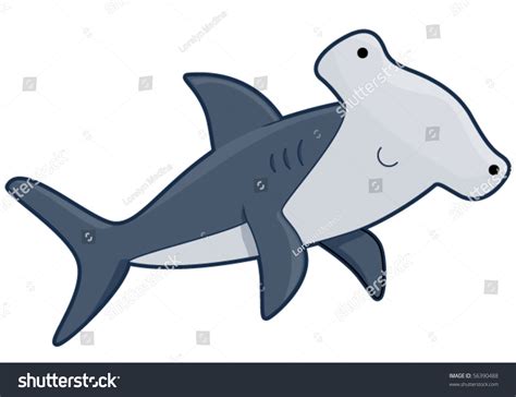 Cartoon Hammerhead Shark