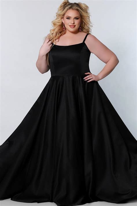 Black Sydneys Closet Ce2202 Plus Size Long Formal Dress For 19999