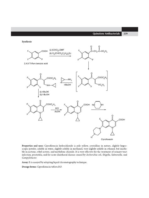 Ciprofloxacin Synthesis Pdf