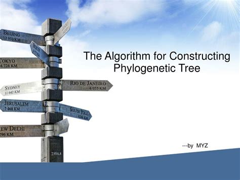 Ppt The Algorithm For Constructing Phylogenetic Tree Powerpoint