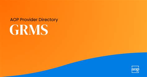 Grms Aop Provider Directory