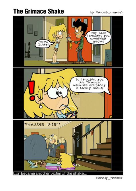 Lori Drinks The Grimace Shake By Literally Ranko On Deviantart