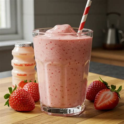 Strawberry Yakult Milk Recipe Grandma Recipes