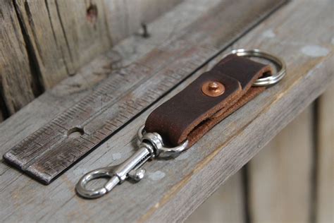 Leather Key Clip Leather Key Chain Ts For Men Groomsmen Ts