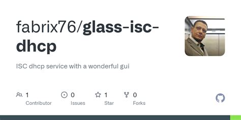 Github Fabrix76glass Isc Dhcp Isc Dhcp Service With A Wonderful Gui