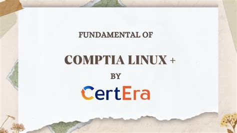 fundamental of comptia linux and what is comptia linux pdf