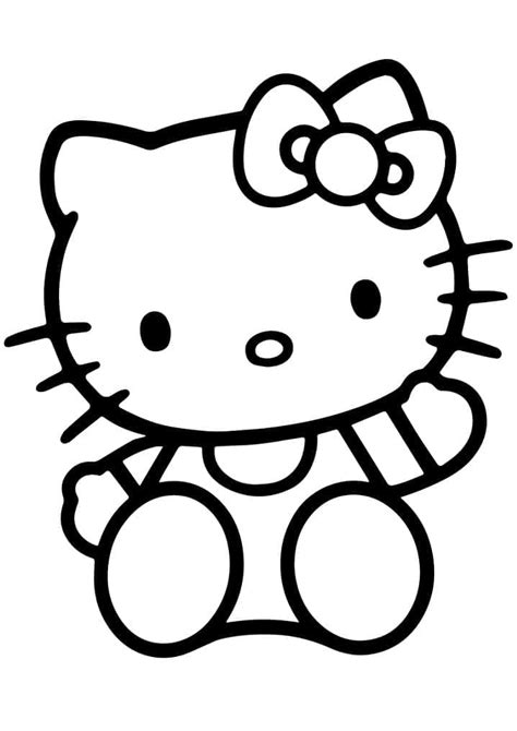 Planse De Colorat Cu Hello Kitty Desene De Colorat