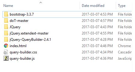 Jquery Installing Querybuilder Without Visual Studio Stack Overflow
