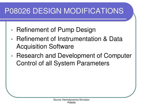 Ppt Hemodynamic Simulator Ii P09026 Powerpoint Presentation Free
