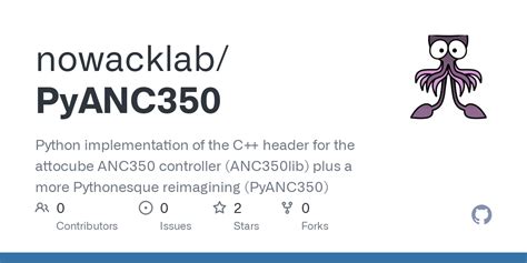 GitHub Nowacklab PyANC Python Implementation Of The C Header For The Attocube ANC