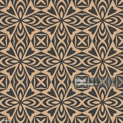 체크 하트 만화경 크로스 벡터 다 마스크 완벽 한 복고풍 패턴 배경 곡선 0명에 대한 스톡 벡터 아트 및 기타 이미지 0명 갈색 곡선 Istock