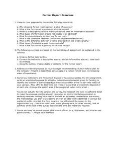 IB Chemistry Lab Report Format