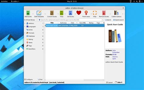 Calibre Pre Fedora Magazine