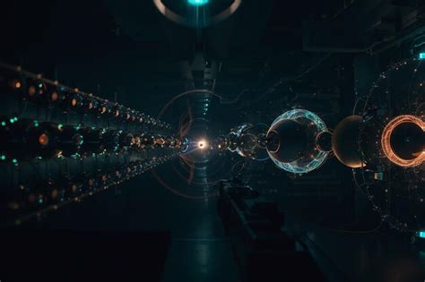 Premium Ai Image Particle Physics Experiment