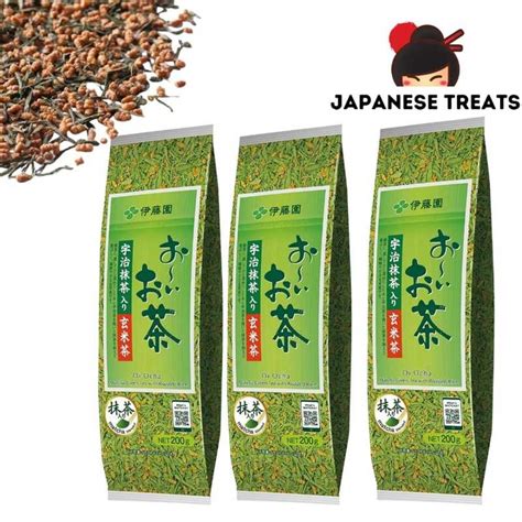 Ito En Oi Ocha Matcha Green Tea With Roasted Rice 200 G Shopee