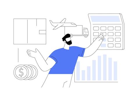 Premium Vector Supply Chain Analytics Abstract Concept Vector