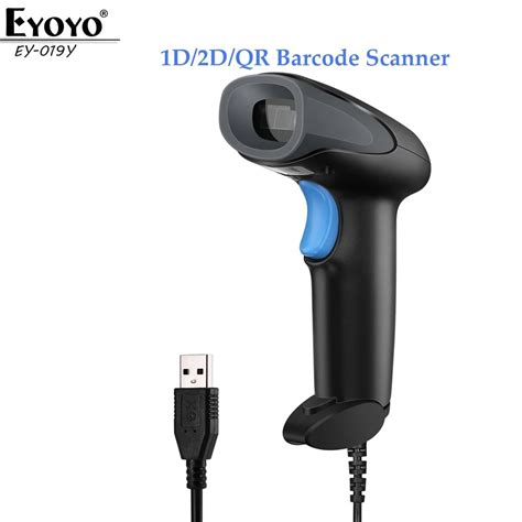 Eyoyo Handheld 1d 2d Usb Wired Barcode Scanner With Stand Bar Code Qr