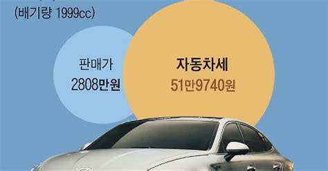 행안부 자동차세 과세기준 개편 착수배기량 기준→차량가액 기준으로