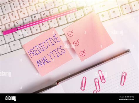 Handwriting Text Predictive Analytics Conceptual Photo Optimize