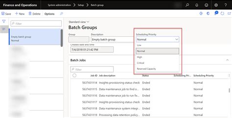 Priority Based Batch Scheduling Mohit Rampal Dynamics 365 Fando Blog