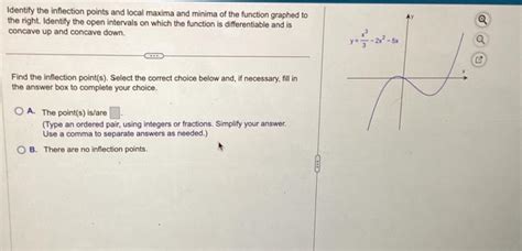 Identify The Inflection Points And Local Maxima And