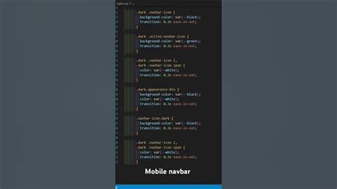 Mobile Navbar Using Html Css Js Coder Htmlproject