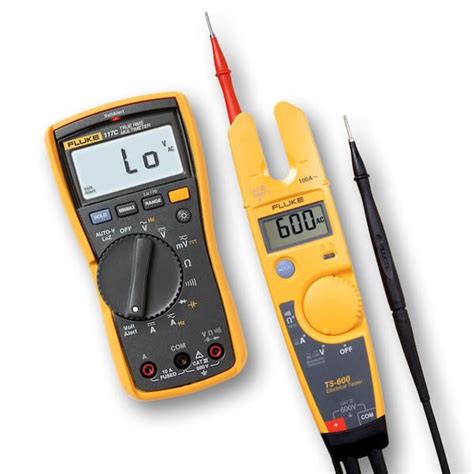 Fluke 117 Multimeter And T5 600 Electrical Tester 117t5 600 The Home